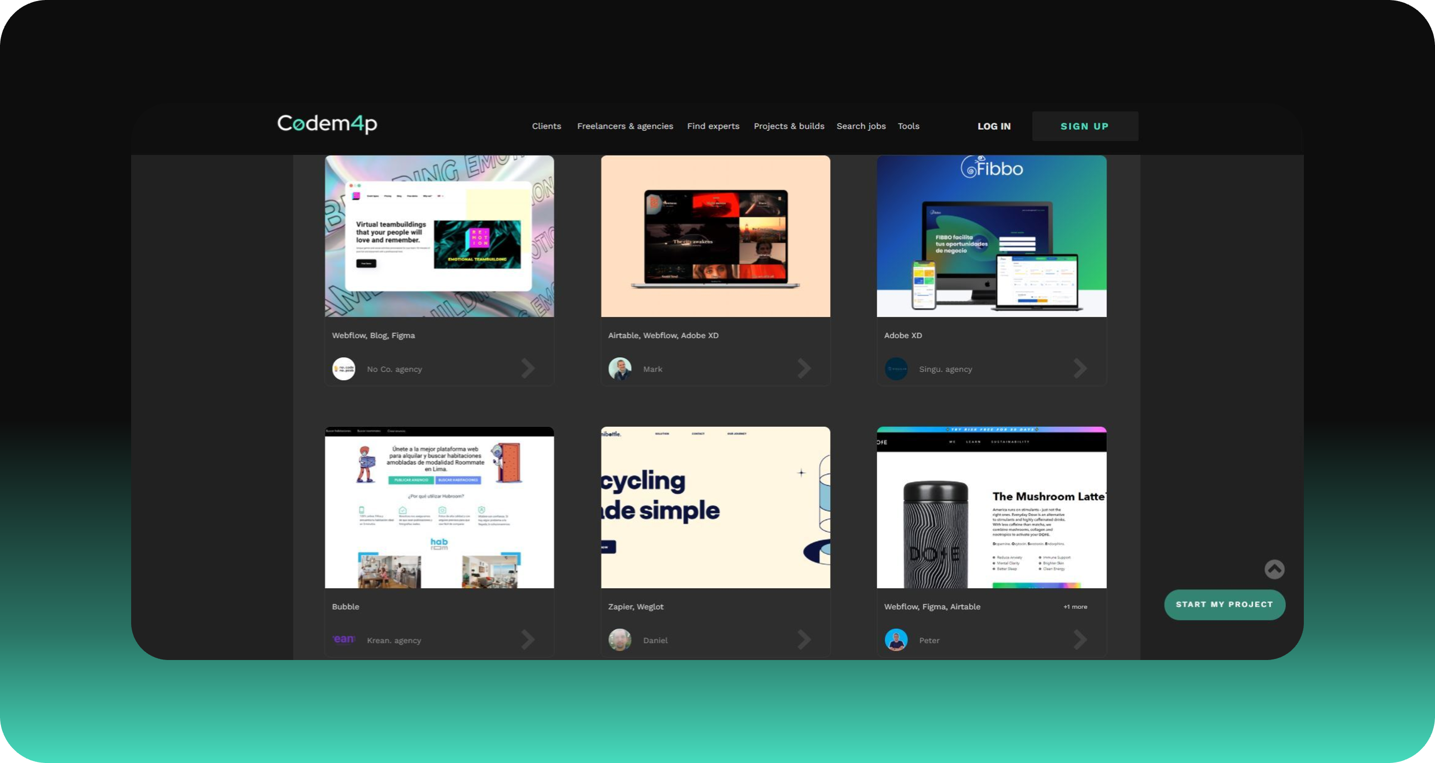 Browse no-code projects I Codemap